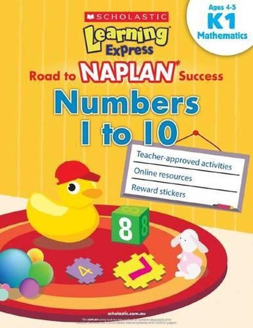 LEARNING EXPRESS NAPLAN: Numbers 1 to 10 K1 (English) Paperback Book ...