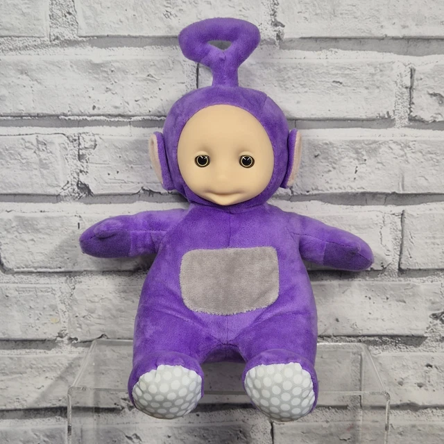 TELETUBBIES TINKY WINKY 12" Soft Toy Plush Purple Sitting Whitehouse ...
