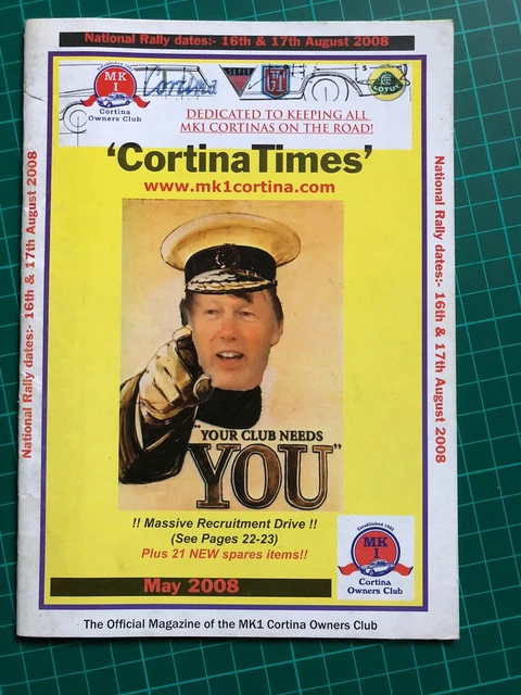 FORD CORTINA MK1 Owners Club Newsletter May 2008. EUR 3,51 - PicClick IT