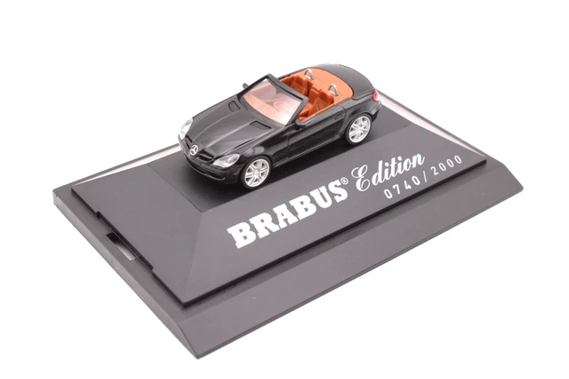 MERCEDES-BENZ SLK (R171) Schwarz - Brabus Edition - HERPA 1:87 OVP EUR ...