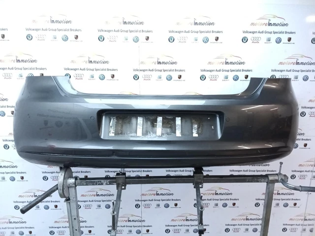 VW POLO 6R Complete Rear Bumper with PDC LD7R Pepper Grey *See Images ...