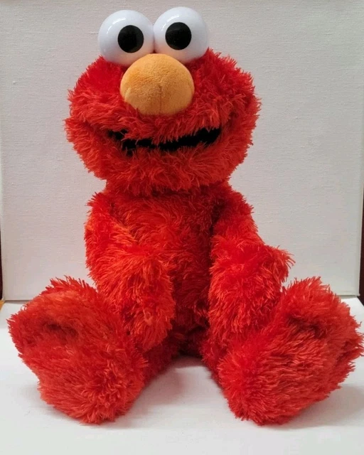 SESAME STREET TALKING Vibrating Laughing Tickle Me ELMO 14" soft toy ...