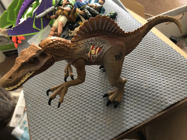 2000 HASBRO JURASSIC Park 3 JP III RE-AK A-TAK SPINOSAURUS Dinosaur W ... 2000 HASBRO JURASSIC Park 3 JP III RE-AK A-TAK SPINOSAURUS Dinosaur W ...