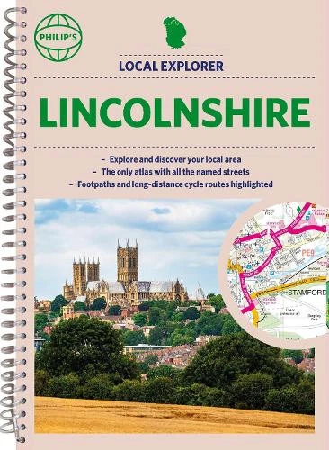 PHILIP'S LOCAL EXPLORER Street Atlas Lincolnshire (Encuadernación de anillas) EUR 25,38 ...