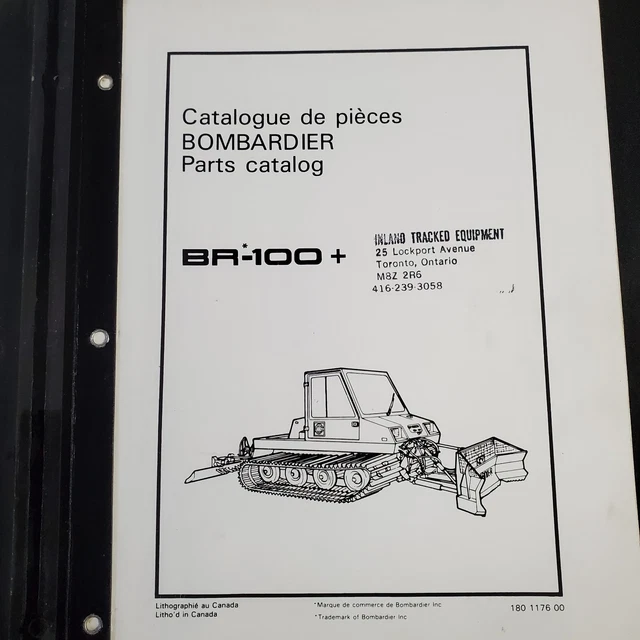 BOMBARDIER BR-100+ PARTS Catalog – Auto Transmission (Photocopy) $19.99 ...