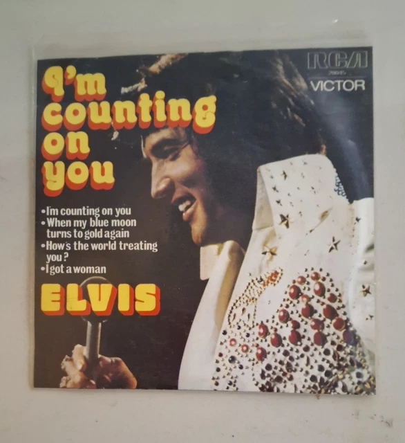 ELVIS PRESLEY, IM Counting On You , 1957 7" Vinyl 45rpm $22.50 ...