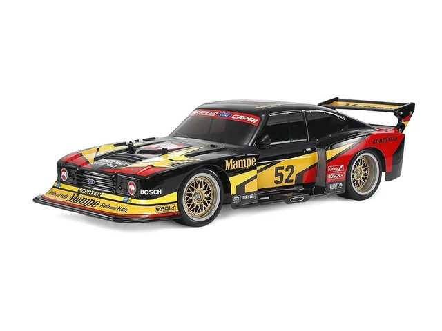 TAMIYA 1/10 SCALE R/C 1978 FORD ZAKSPEED CAPRI TURBO (TT-02 CHASSIS ...