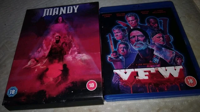 DAZZLER MEDIA BLU-RAY Bundle: VFW & Mandy Ltd Edition w/booklet, rigid ...