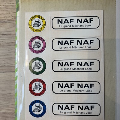 LOT DE AUTOCOLLANT Publicitaire NAF-NAF- Rare,(1980) EUR 5,90 - PicClick FR