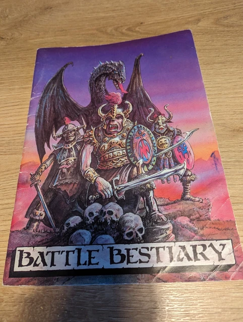 WARHAMMER FANTASY BATTLE Rules Buch 3 Battle Bestiary Games Workshop ...