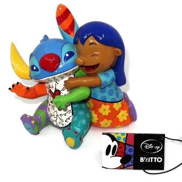 FIGURINES DISNEY ROMERO Britto Pop Art Lilo Hugging Stitch 5 1/2" EUR 106,73 - PicClick FR