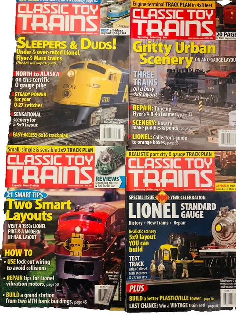 CLASSIC TOY TRAINS Magazine 4 issues 2006 Jan Feb Mar May $15.00 - PicClick