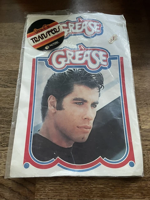ORIGINAL VINTAGE GREASE Movie Iron On Transfer John Travolta £5.92 ...