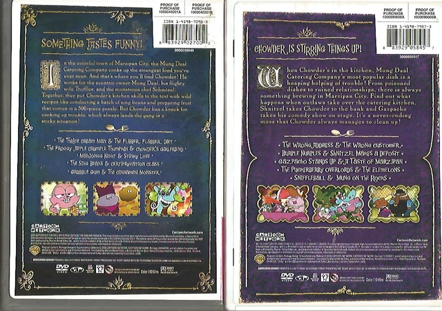 CHOWDER CARTOON NETWORK TV Series Complete Volumes 1-2 (1 & 2) DVD $9. ...
