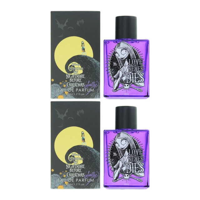 DISNEY THE NIGHTMARE Before Christmas Sally Eau De Parfum 50ml x 2 £16. ...