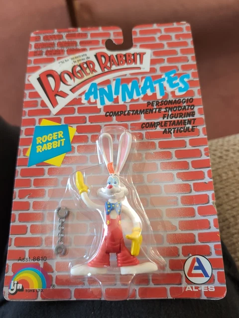 WHO FRAMED ROGER RABBIT Poseable FIGURE SEALED Original 80s BNIP Ex ...