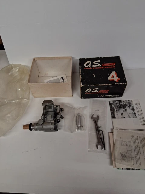OS SURPASS FS-40 Four Stroke Engine NEW/UNUSED Never mounted or run £ ...