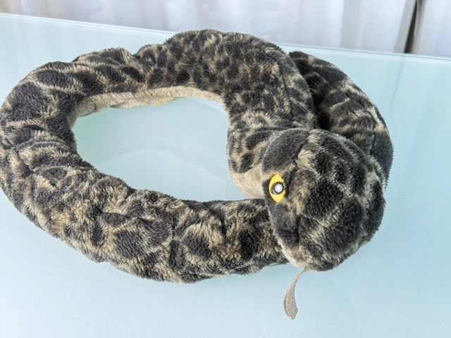 ANCIENNE PELUCHE DE collection serpent Sigikid 100 cm état voir photos ...