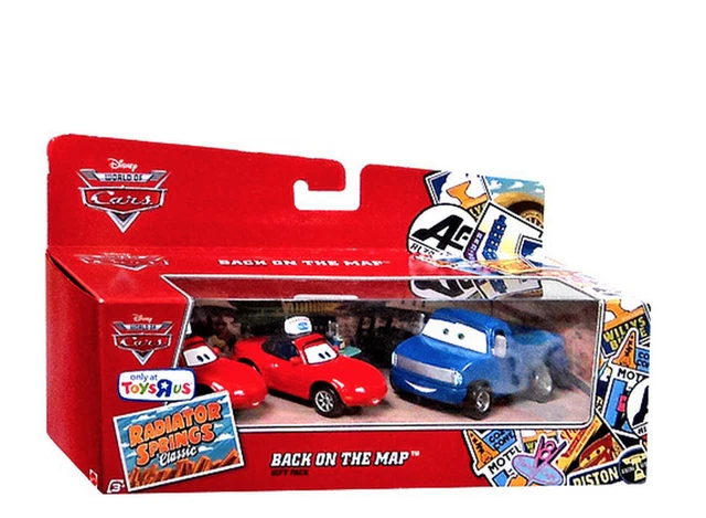 DISNEY PIXAR CARS BACK ON THE MAP radiator spring classic 3-Cars ...