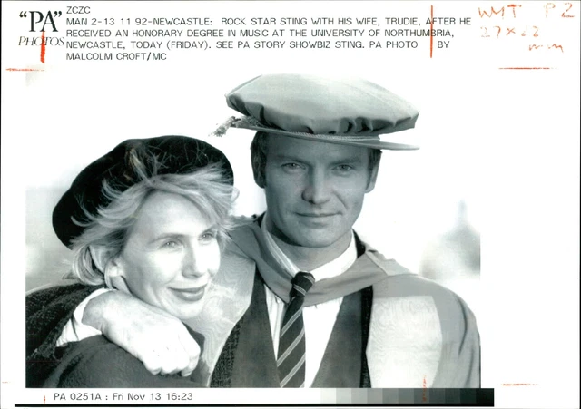 GORDON SUMNER STING with his wife Trudie. - Vintage Photograph 2017283 ...