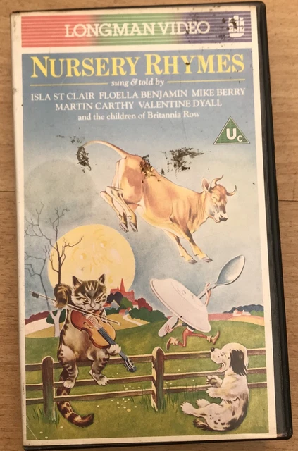 NURSERY RHYMES VHS LONGMAN PAL VIDEO 1982 Uc CHILDREN'S TREASURY £4.99 ...
