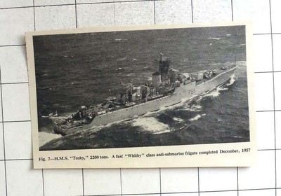 1961 HMS TENBY, Fast Whitby Class Anti-submarine Frigate, Completed Dec ...