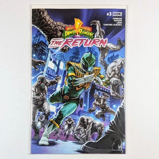 MIGHTY MORPHIN POWER Rangers: The Return #3 Green Ranger Trade Variant ...