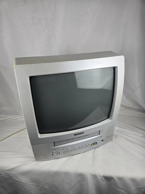 TOSHIBA MV13N2W 13-INCH CRT Television TV VCR VHS Player Combo WITHOUT ...