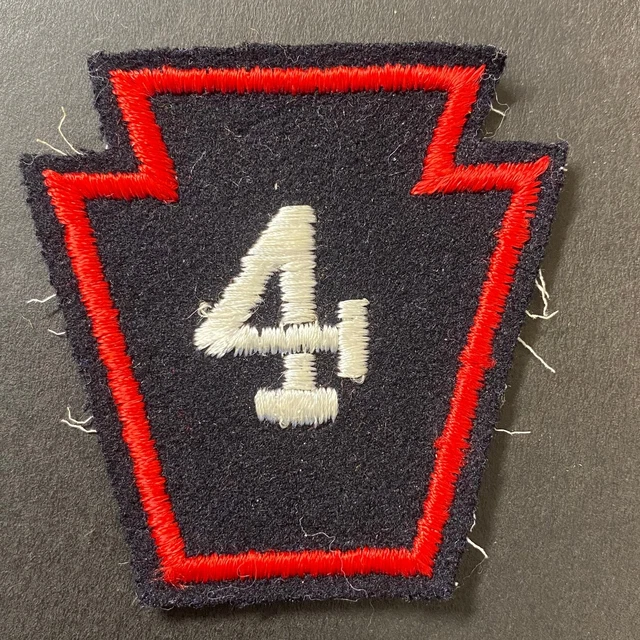 US ARMY PENNSYLVANIA State Guard 4th Regiment Patch Red Border 3.75in £ ...
