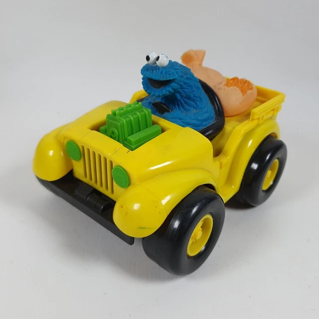 COOKIE MONSTER CAR Sesame Street Vintage Tyco Preschool Jim Henson 2001 ...