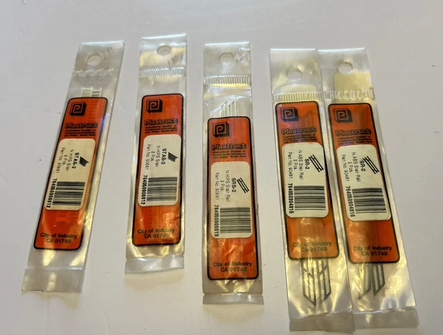 N SCALE STYRENE Stairs, Stair Rails & Ladders (2 ea) Plastruct Train 5 ...