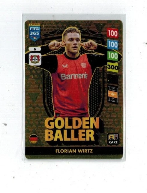 PANINI FIFA 365 Adrenalyn XL 2024/25 Golden Baller Florian Wirtz #6 £8. ...