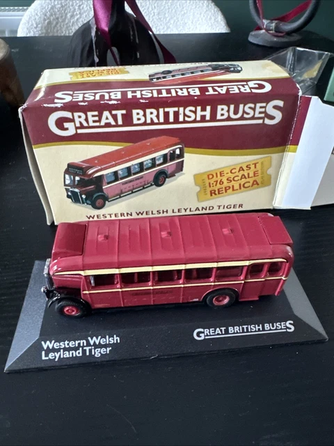 GREAT BRITISH BUSES Western Welsh Leyland Tiger Model 1:76 Scale In Box ...