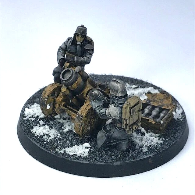 DEATH KORPS OF Krieg Mortar Team Astra Militarum - Warhammer 40K ...