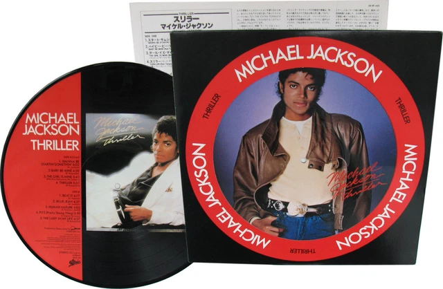 MICHAEL JACKSON THRILLER Disque 33t 12" LP Album Vinyl PICTURE DISC JAPAN 1982 EUR 44,99 ...