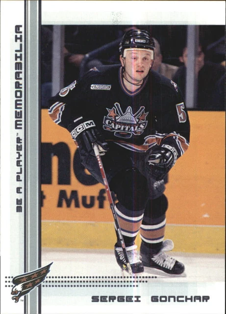 CARTE DE HOCKEY 2000-01 BAP Memorabilia Capitals #126 Sergei Gonchar ...