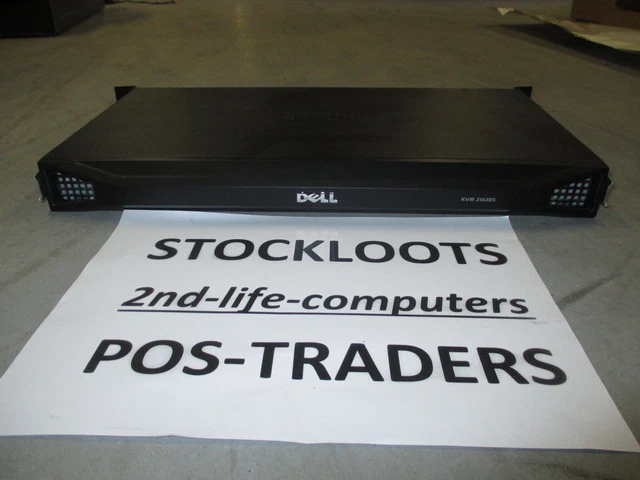 Dell Poweredge 2162ds 16 Port Kvm Server Console Switch 5fcnr Keyboard