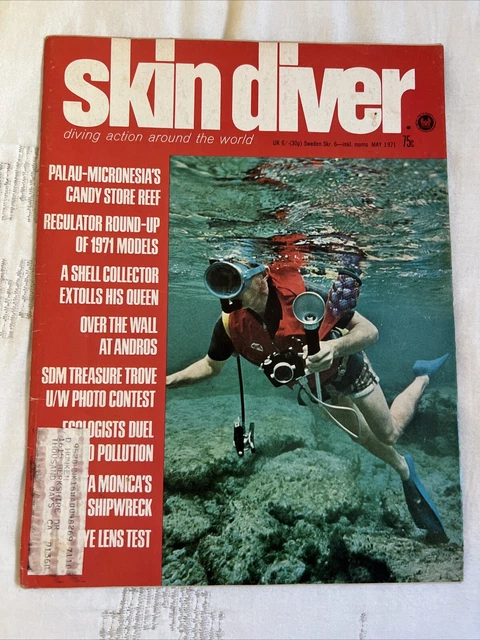SKIN DIVER MAGAZINE May 1971 Vintage Ads Scuba Diving £9.50 - PicClick UK