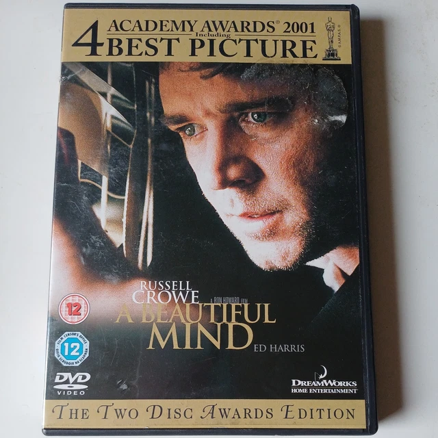 A BEAUTIFUL MIND (2 Disc DVD Set, 2001) Russell Crowe (166) £1.13 ...