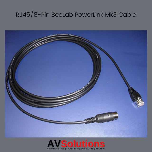 RJ45/8-PIN POWERLINK BEOLAB Speaker Cable for Bang & Olufsen B&O | HQ ...