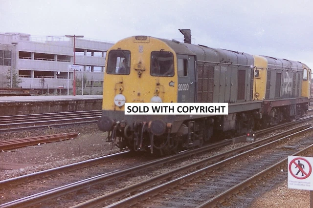 RAILWAY / TRAIN Negative 35mm Shunter Loco Class 20 20020 Sold with ...