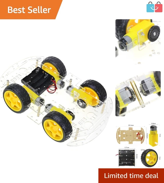 DIY ROBOT SMART Car Chassis Kit for Arduino - Educational Toy with ...