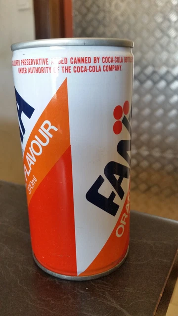 RARE VINTAGE fanta product of coca cola coke soft drink tin can ...