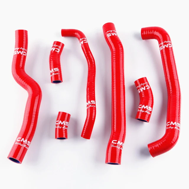 RED SILICONE COOLANT Radiator Hose Kit for Honda VTR 1000 F Firestorm ...
