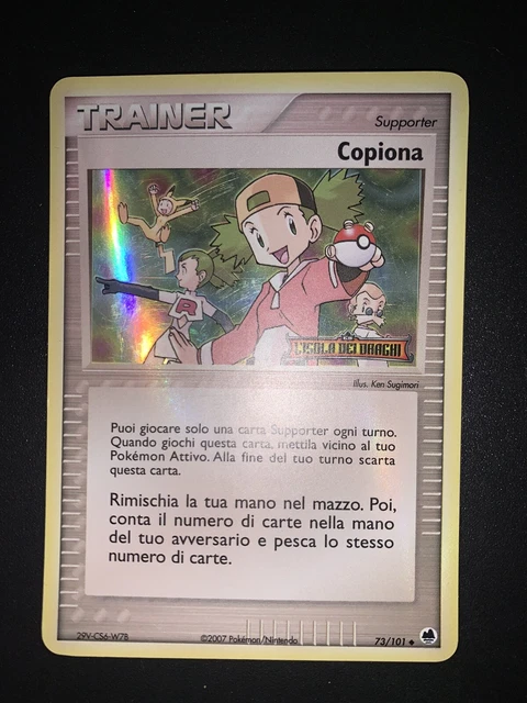 POKEMON CARTA COPIONA Specie Delta Ex Isola Dei Draghi 73/101 Stamped ...