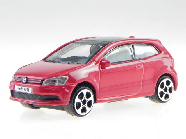 VW POLO GTI Mk5 rouge véhicule miniature 30233 Bburago 1:43 EUR 8,99 ...