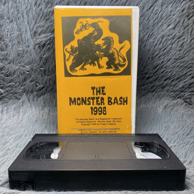 THE MONSTER BASH 1998 VHS Creepy Classics Convention Jan Adams Horror ...