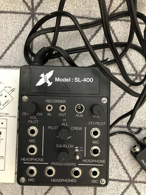 SL-400 4 PLATZ Intercom, aviation, pilot EUR 50,00 - PicClick DE