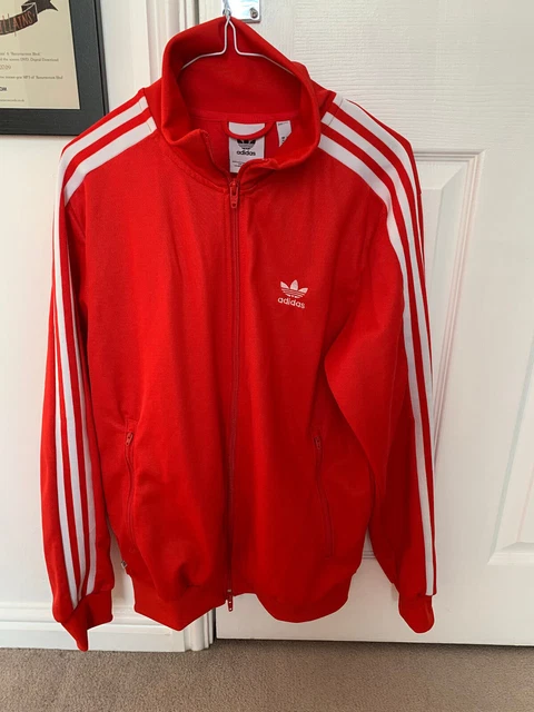 ADIDAS ADICOLOR CLASSICS Beckenbauer Primeblue Track Top Medium Red £25 ...