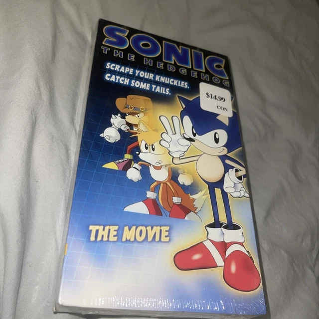SONIC THE HEDGEHOG The Movie (VHS 1999) Brand New Factory Sealed NTSC ...